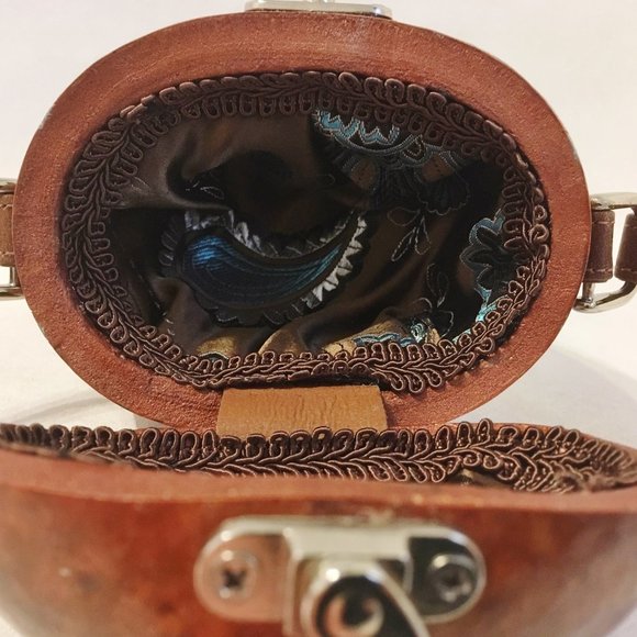Hand Crafted | Bags | Unique Gourd Purse Handmade Evening Shoulder Bag ...